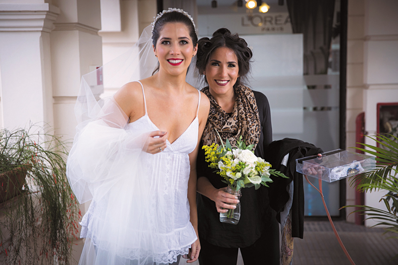 LUCÍA FERRÉS Y OLIVIA CAZAL, MARÍA INÉS ANGULO Y STEPHANIE BARRAIL ...